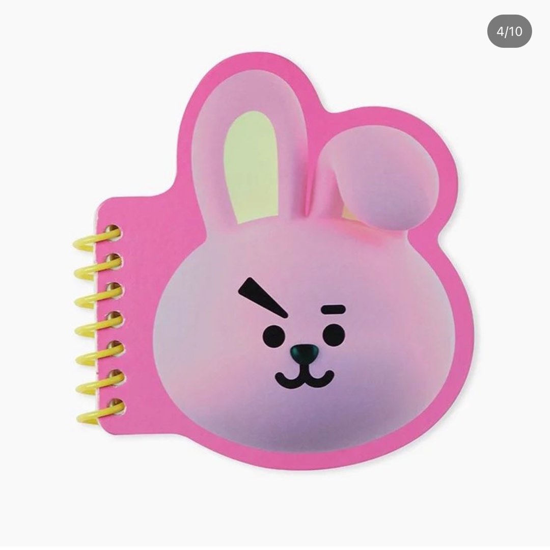 WTS LFB BT21 Official Line Friends Cooky Face Mini Notebook - Jungkook ...