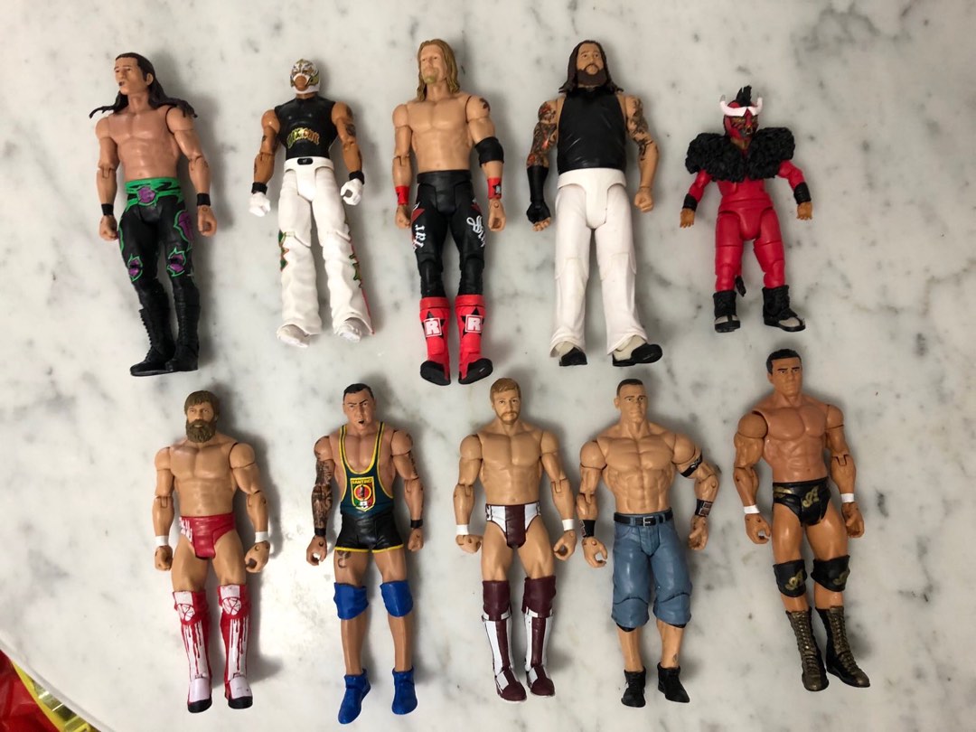 WWE WWF wrestler basic elite exclusives reigns alberto del rio santino ...