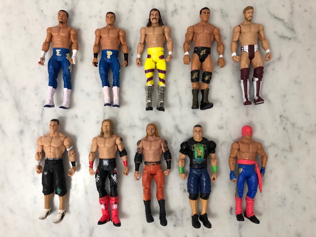 WWE WWF wrestler basic elite exclusives otunga rhodes Brodus clay ...