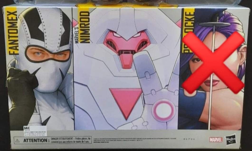 X-Men X-Force Marvel Legends Hasbro 2 pack ~ Marvel's Nimrod + Fantomex ...