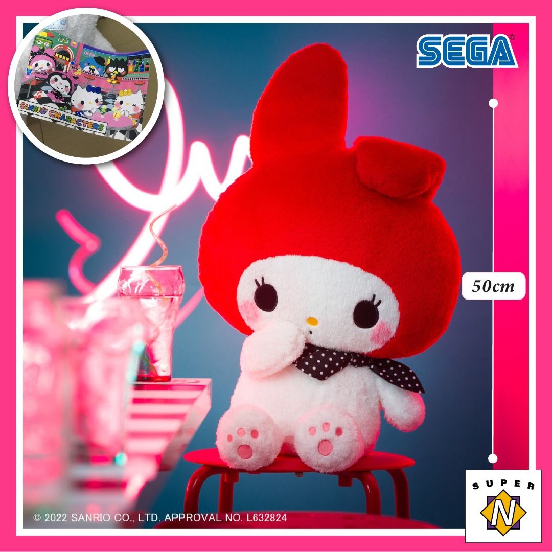 Yurukawa Sanrio Characters - My Melody 50's Fashion Super Soft Jumbo ...