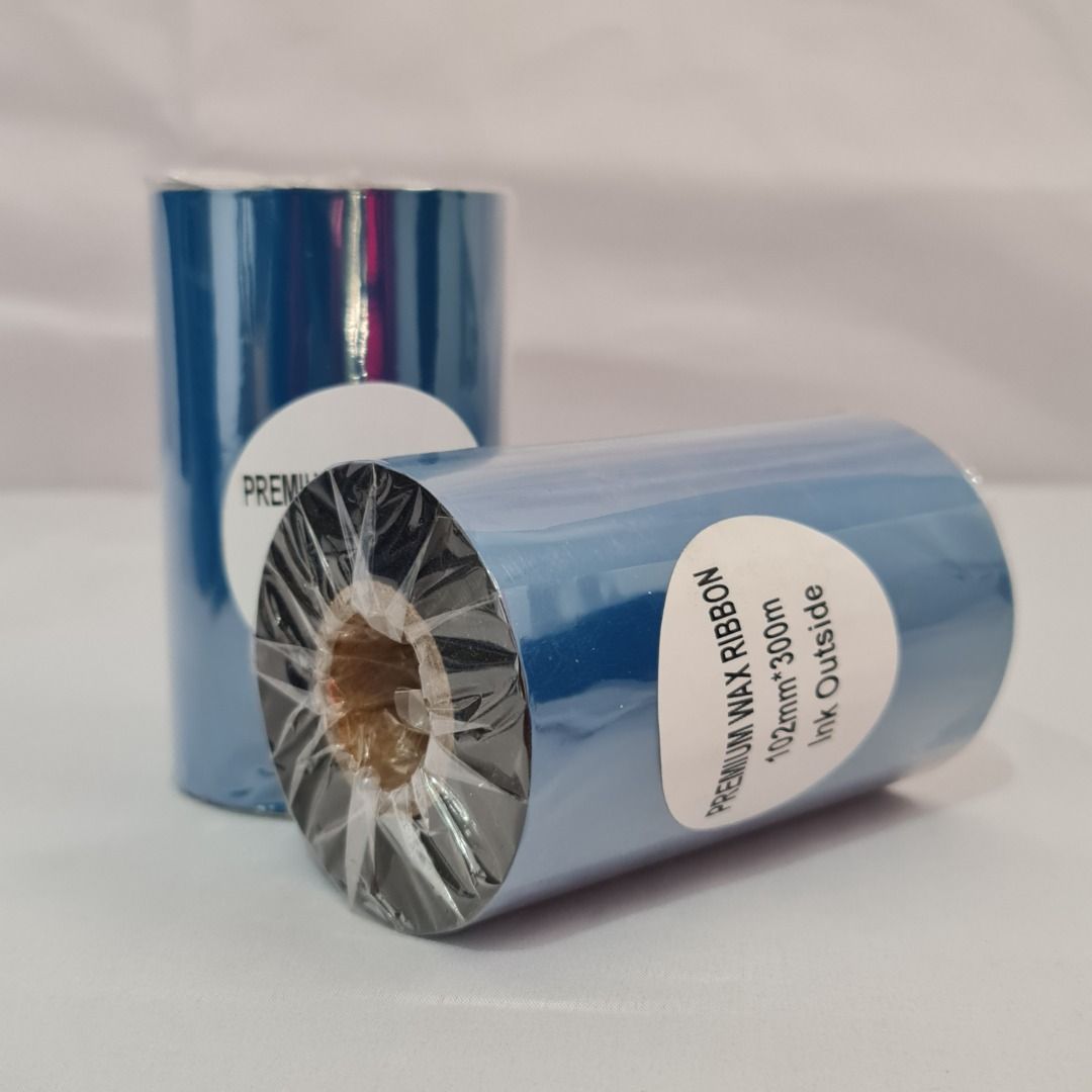 102mm x 300M Premium Wax Barcode Ribbon, Hobbies & Toys, Stationary ...