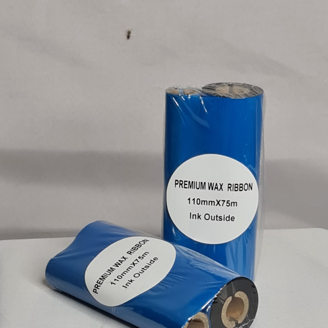 110mm x 75M Premium Wax Barcode Ribbon, Hobbies & Toys, Stationary ...