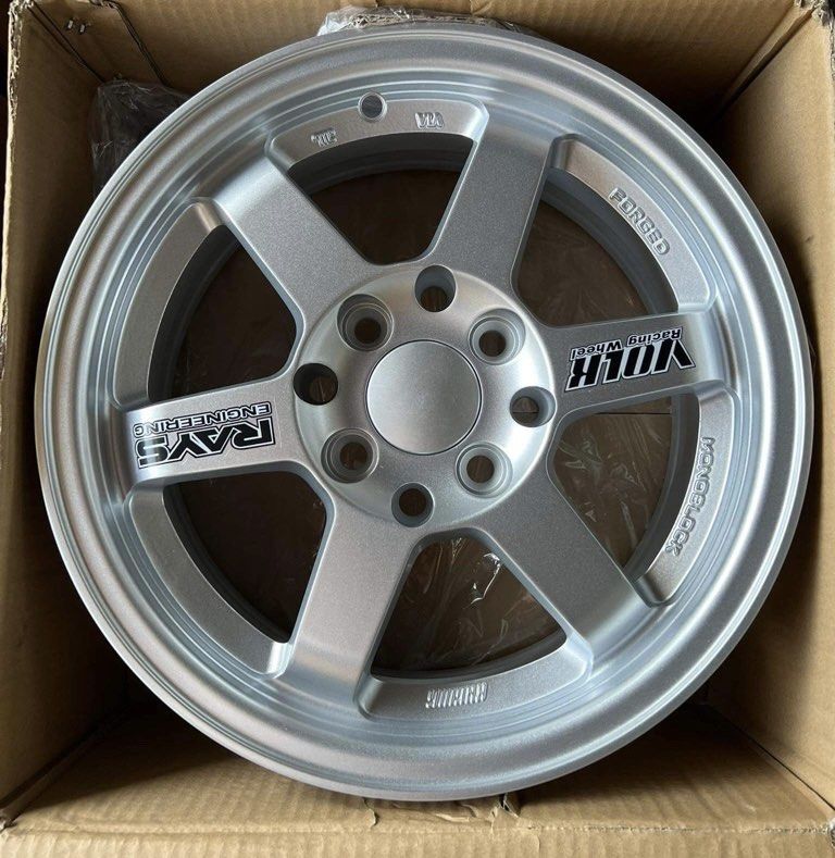 14” TE37 Design code 60113 Silver mags 4Holes pcd 100-114 Bnew, Car ...