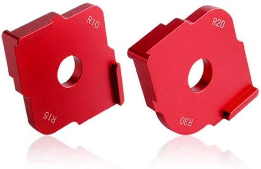 1510) Set of 2 Aluminium Alloy Wood Panel Corner Radius of Quick Table ...