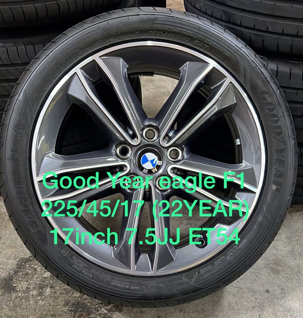 17" BMW Original rims & Goodyear Eagle F1, Car Accessories, Tyres ...