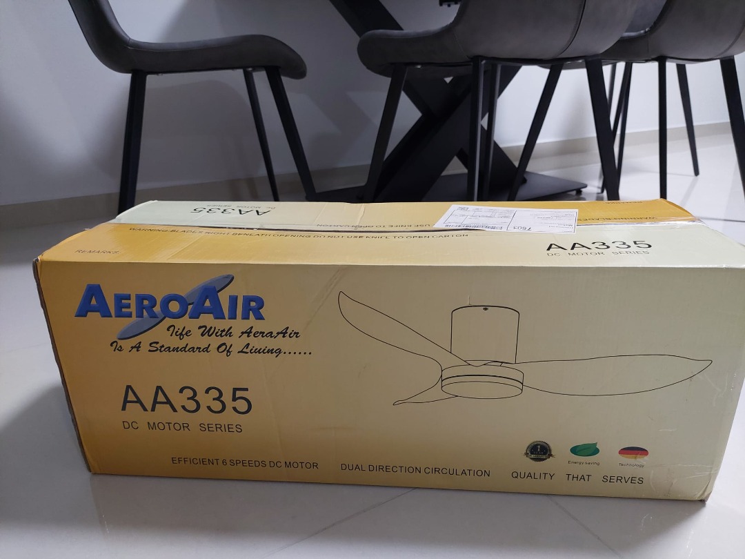 AA335 Aeroair Ceiling Fan, Furniture & Home Living, Lighting & Fans ...