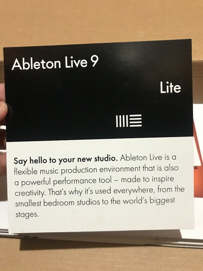 Ableton Live 9 Lite (already upgraded to 12) authorization code for transfer, Computers & Tech ...