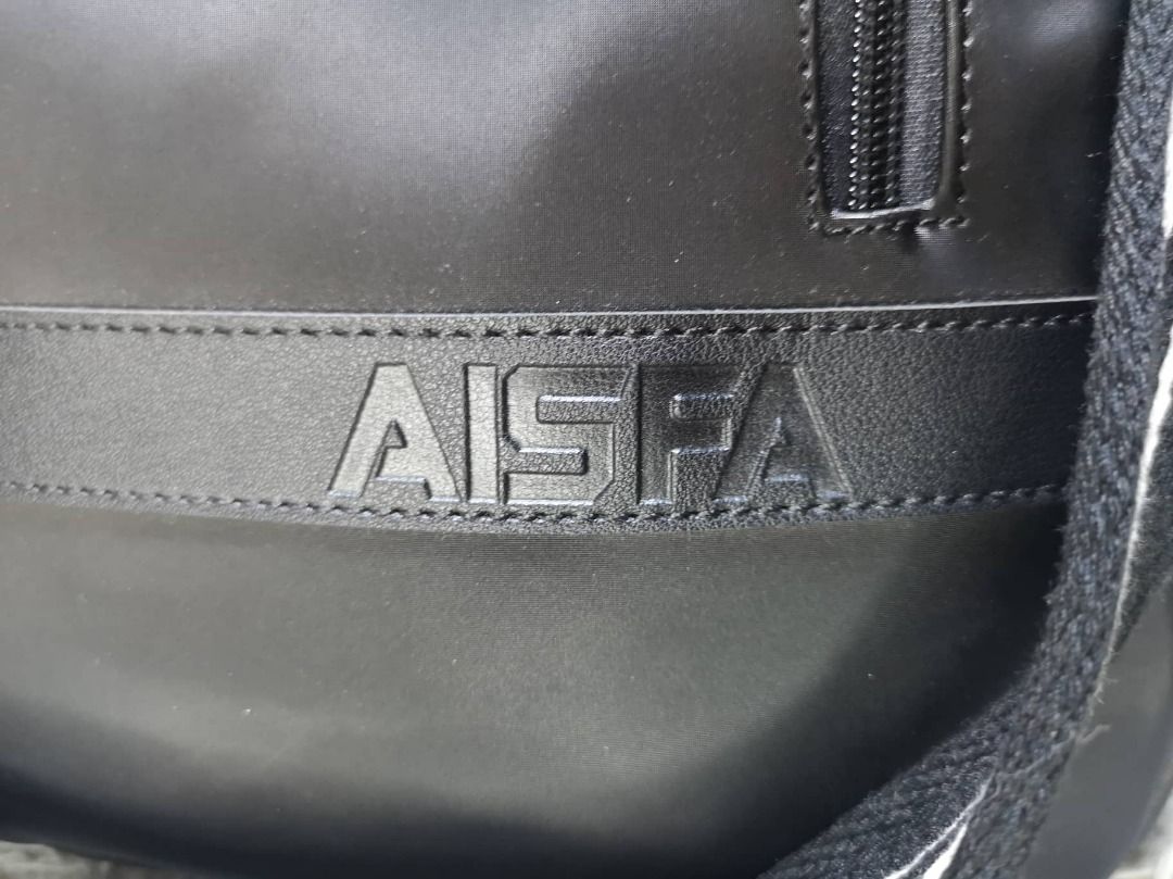 AISFA Black Backpack with Detachable Strap on Carousell