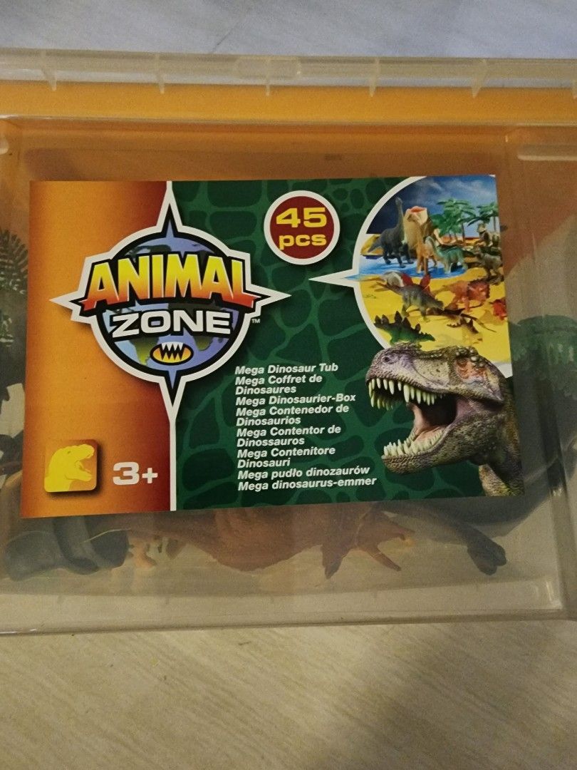 Animal Zone Mega Dinosaur Tub 45 pieces, Hobbies & Toys, Toys & Games ...