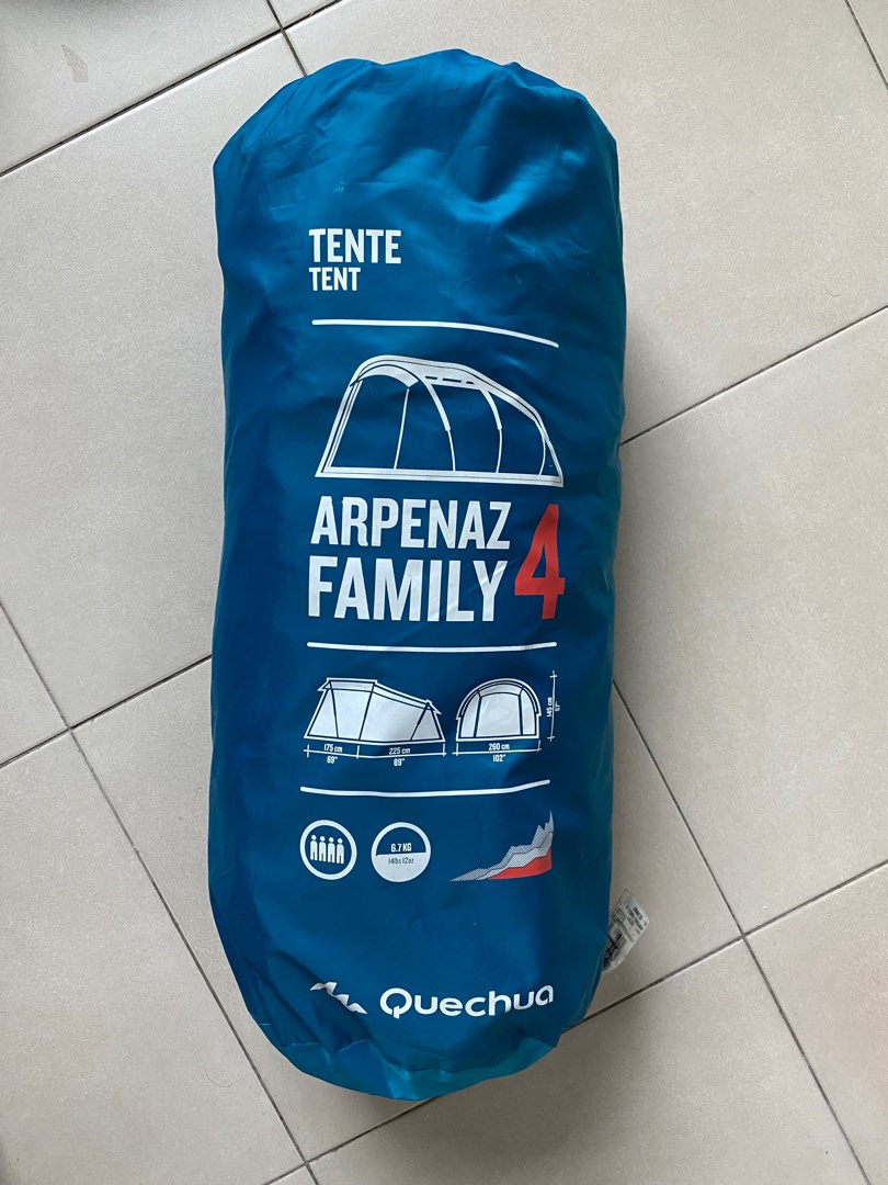 Arpenaz Family 4, Sports Equipment, Hiking & Camping on Carousell