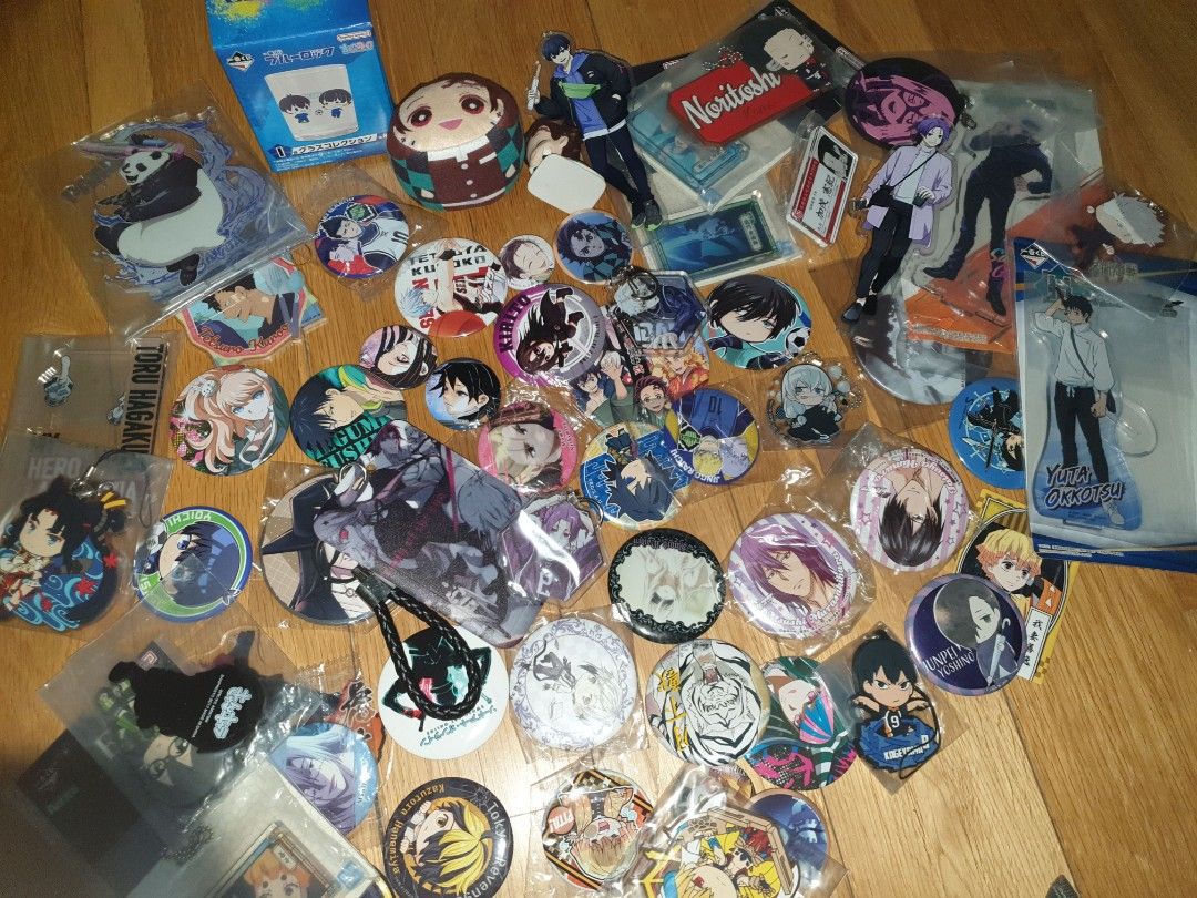 assorted anime merch [free mailing >5 items!] demon slayer/bluelock ...