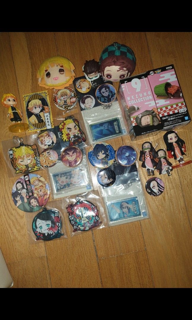 assorted anime merch [free mailing >5 items!] demon slayer/bluelock ...