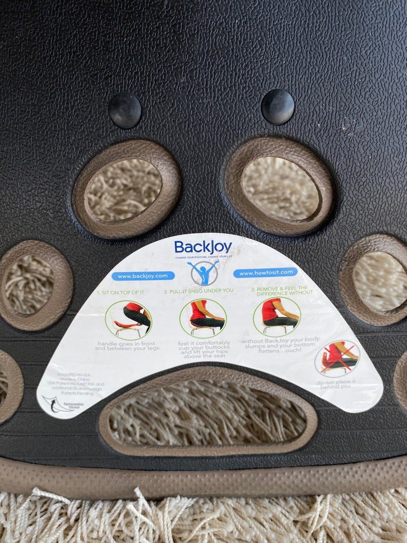 BACKJOY SitSmart Posture Plus - back hip seat support, Furniture & Home Living, Furniture ...