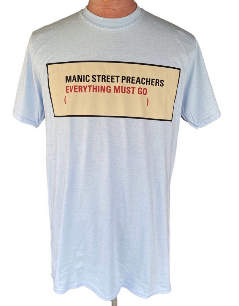 BAJU MANIC STREET PREACHERS (official merch), Men's Fashion, Tops ...