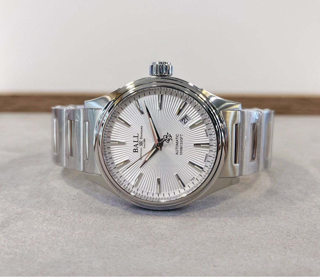 Ball Fireman Victory Silver Automatic Watch, Luxury, Watches on Carousell