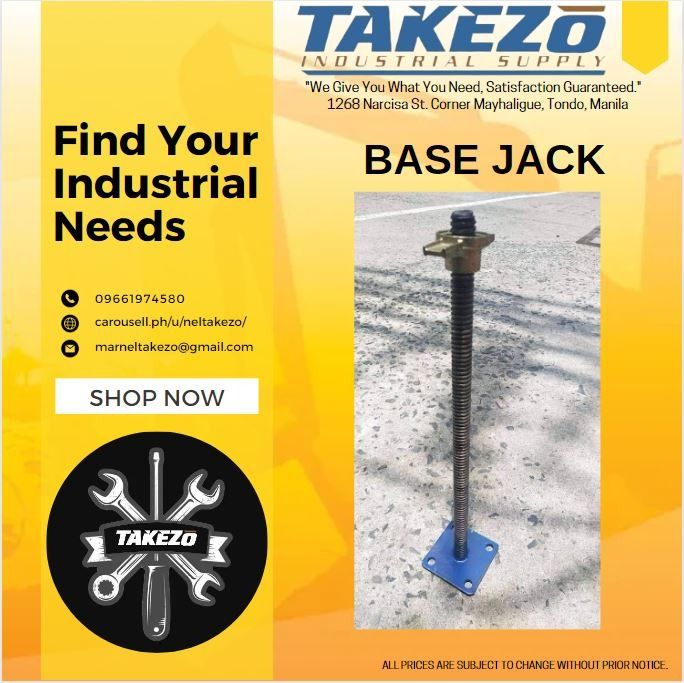 Base Jack, Commercial & Industrial, Industrial Equipment on Carousell