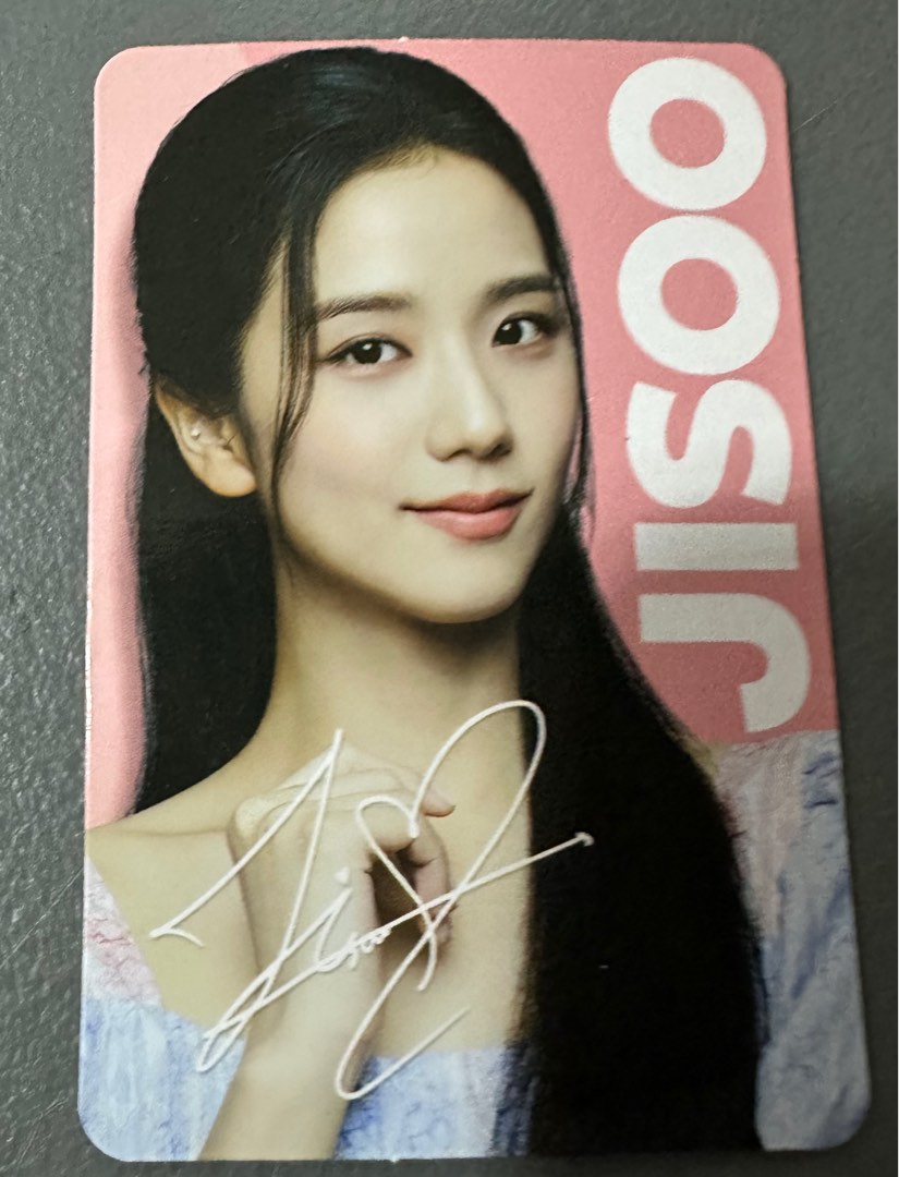 BLACKPINK Jisoo Official Oreo Photo Cards on Carousell