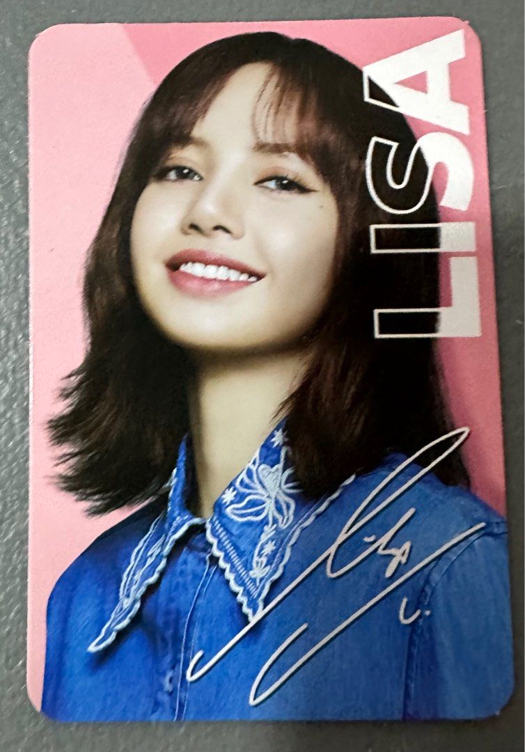 BLACKPINK Lisa Official Oreo Photo Card on Carousell