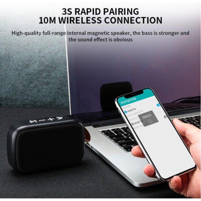 Bluetooth Speaker Portable USB TF SD Card Rechargeable Wireless Outdoor ...