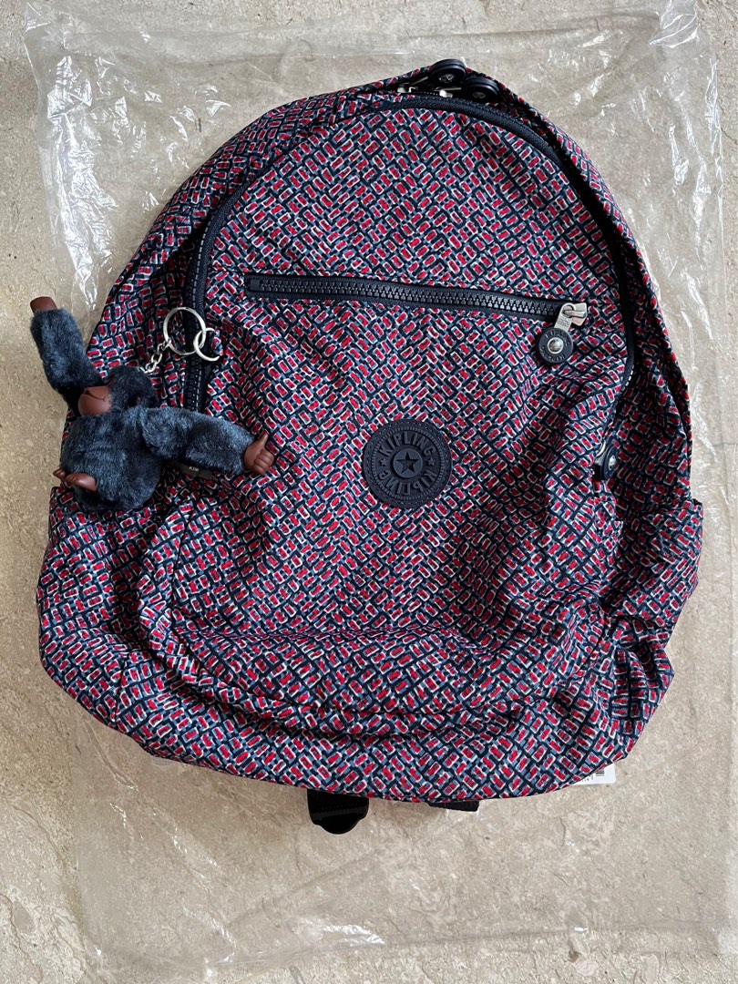 BN Kipling Challenger backpack Mini Geo, Women's Fashion, Bags ...
