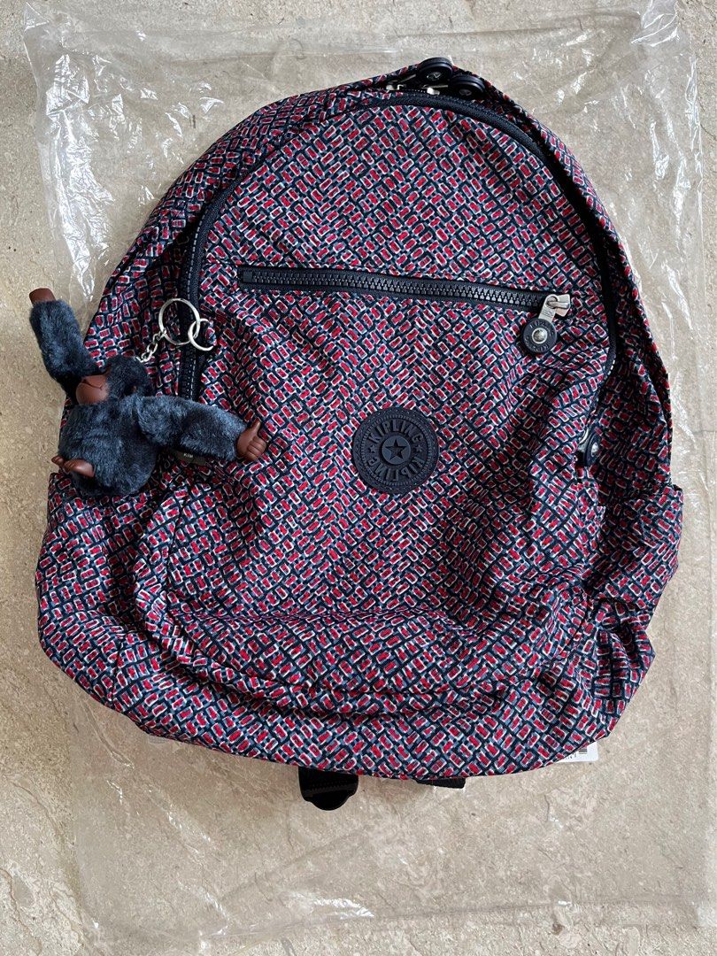BN Kipling Challenger backpack Mini Geo, Women's Fashion, Bags ...