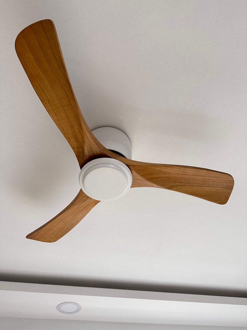 BNIB 36” Ceiling Fan Real Solid Wood NO LIGHT With Remote, Furniture ...