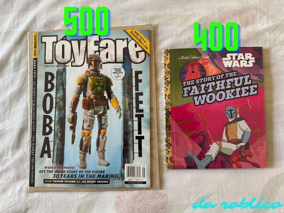 Boba Fett Magazine and Story Book on Carousell