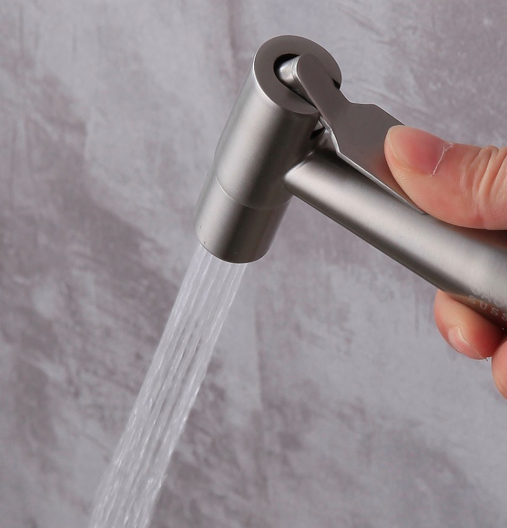 Brand New Stainless Steel Bidet Spray Head Toilet Bidet Rinse Water ...
