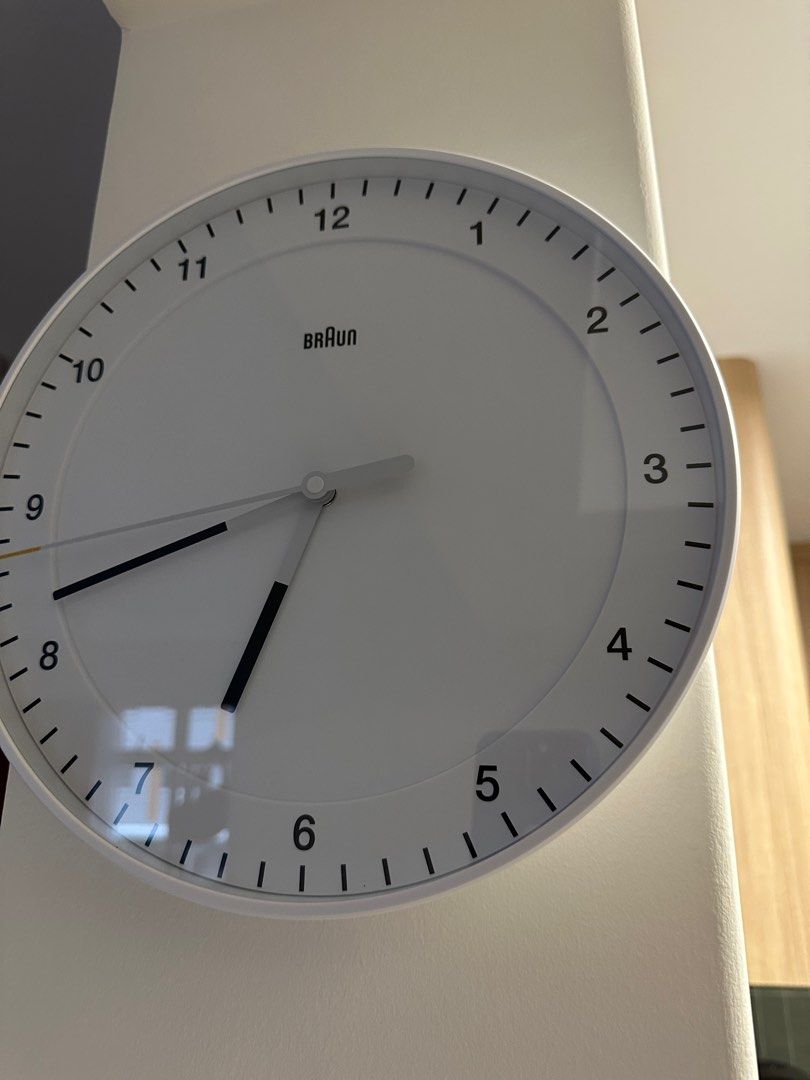 Braun Clock, Furniture & Home Living, Home Decor, Clocks on Carousell