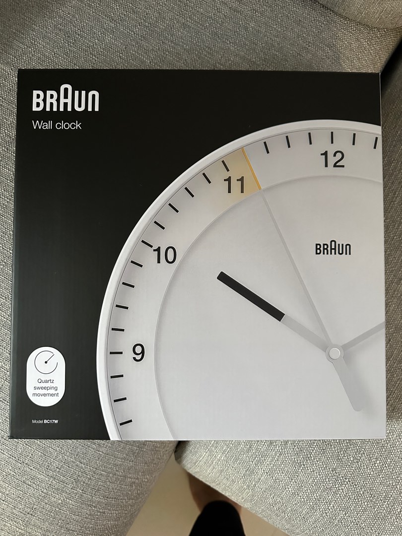 Braun Clock, Furniture & Home Living, Home Decor, Clocks on Carousell