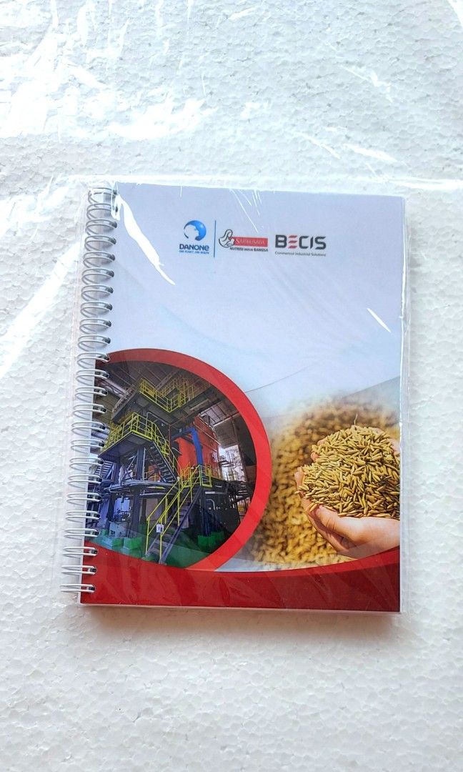 Buku Catatan Danone Becis Polos, Buku & Alat Tulis, Buku di Carousell