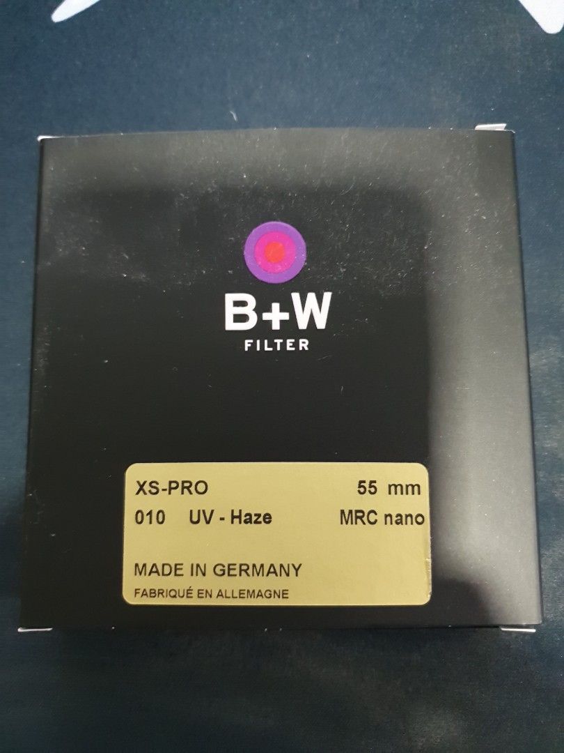 B+w xs pro 010 uv haze mrc nano filter lens, Photography, Cameras on Carousell