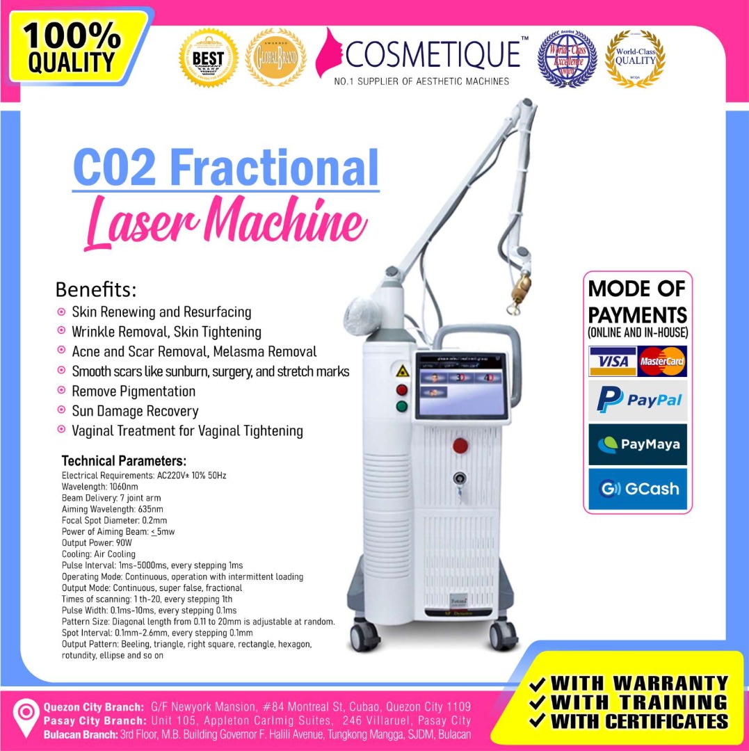 C02 Fractional Laser Machine, Beauty & Personal Care, Face, Face Care ...
