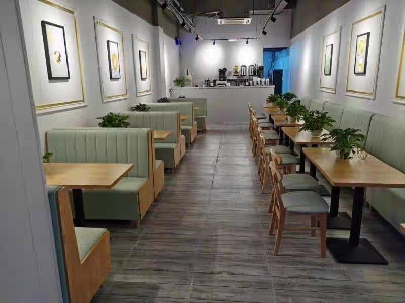 Cafeteria Canteen Cafe Dinner Dining Furniture Restaurant Bench Leather ...