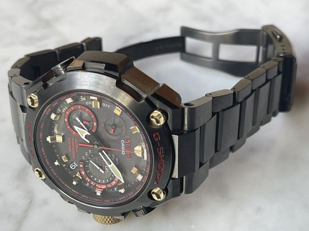 Casio G-shock MRG-G1000 GPS solar titanium watch, Men's Fashion ...
