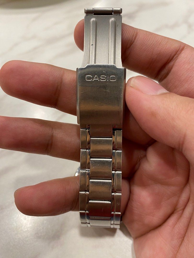 CASIO SILVER WATCH FOR MEN ORIGINAL on Carousell