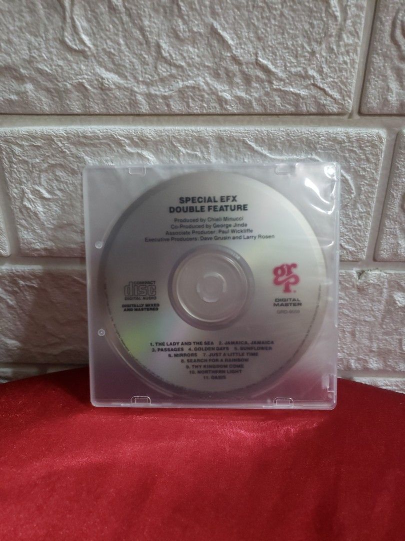 CD JAZZ / 1988 US PRESS GRP - SPECIAL EFX _ DOUBLE FEATURE ( NO INLAY ), Hobbies & Toys, Music ...