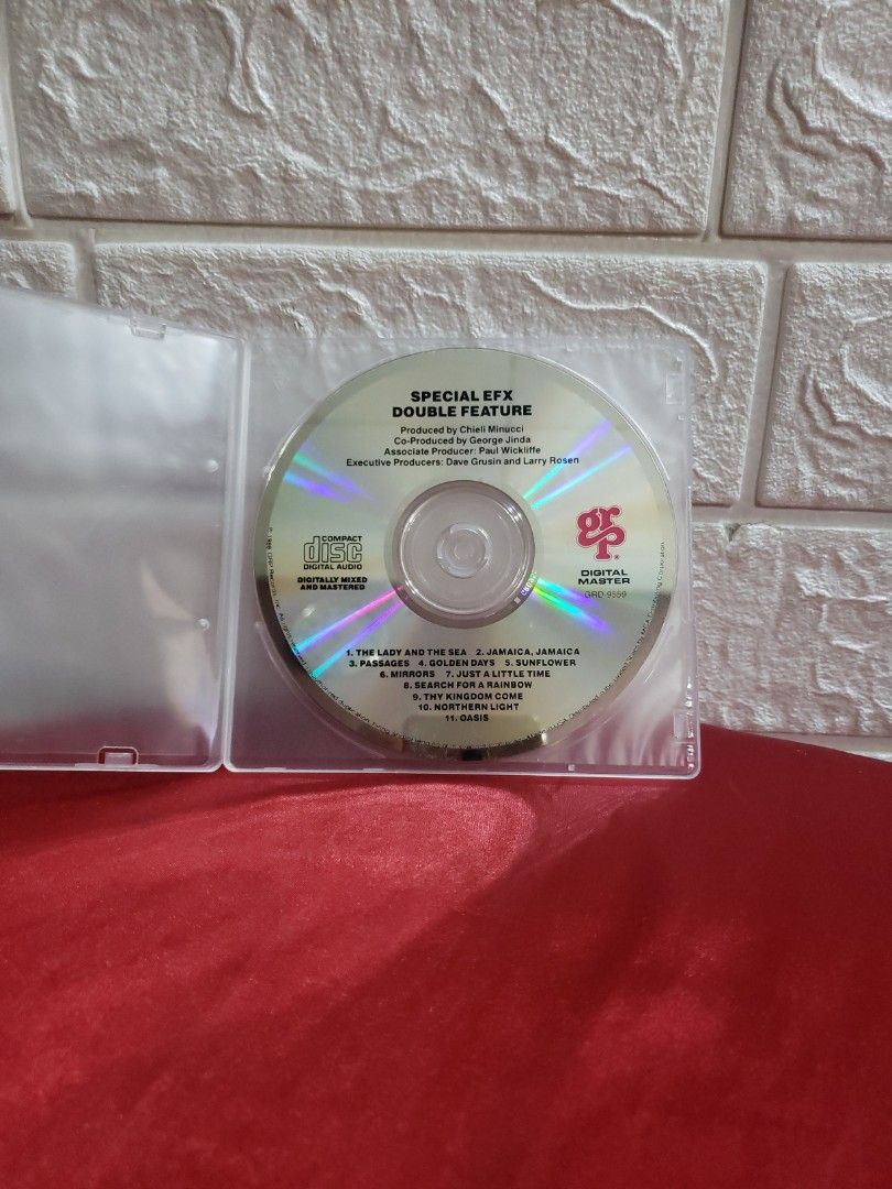 CD JAZZ / 1988 US PRESS GRP - SPECIAL EFX _ DOUBLE FEATURE ( NO INLAY ), Hobbies & Toys, Music ...