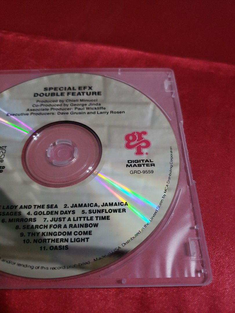 CD JAZZ / 1988 US PRESS GRP - SPECIAL EFX _ DOUBLE FEATURE ( NO INLAY ), Hobbies & Toys, Music ...