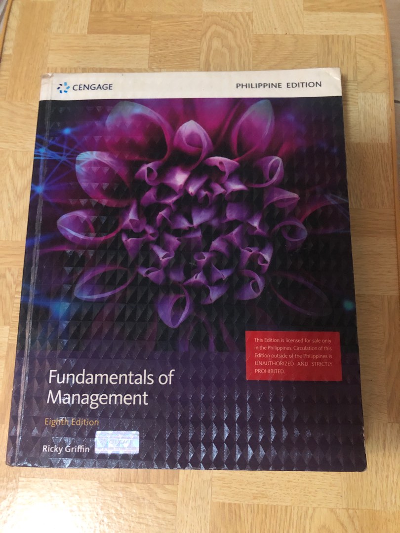 Cengage fundamentals of management 8th edition (ricky griffin), Hobbies ...