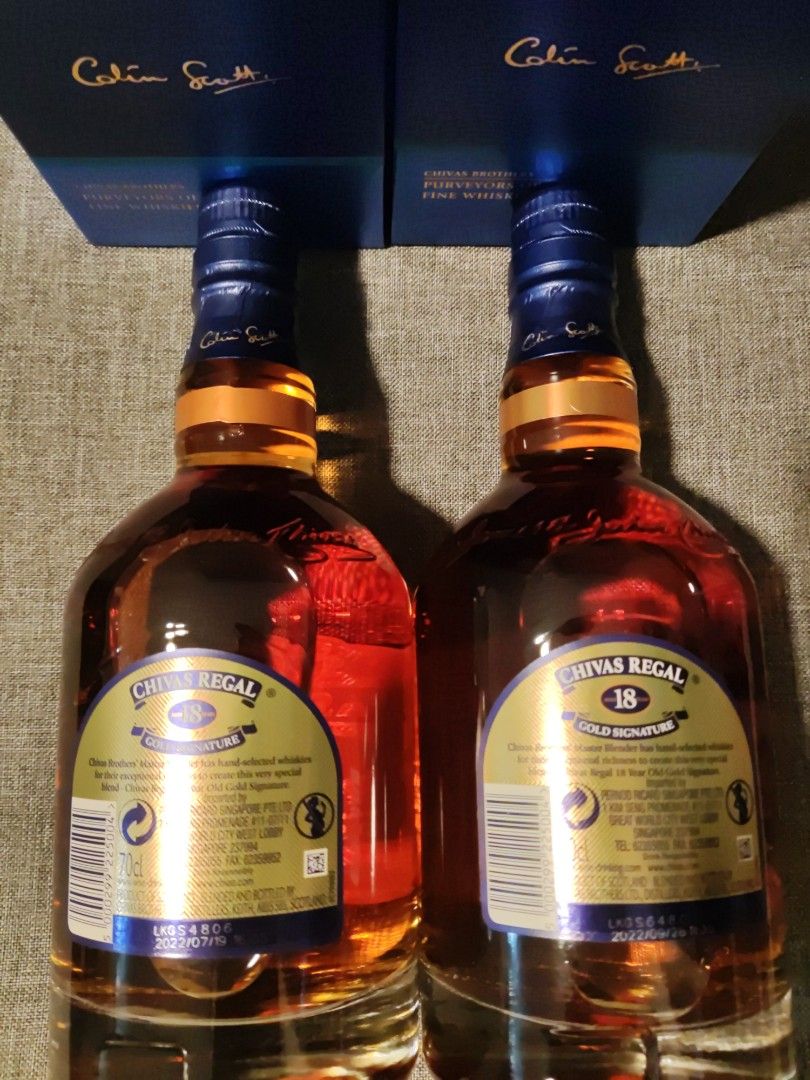 Chivas Regal 18 years value package, Food & Drinks, Alcoholic Beverages ...