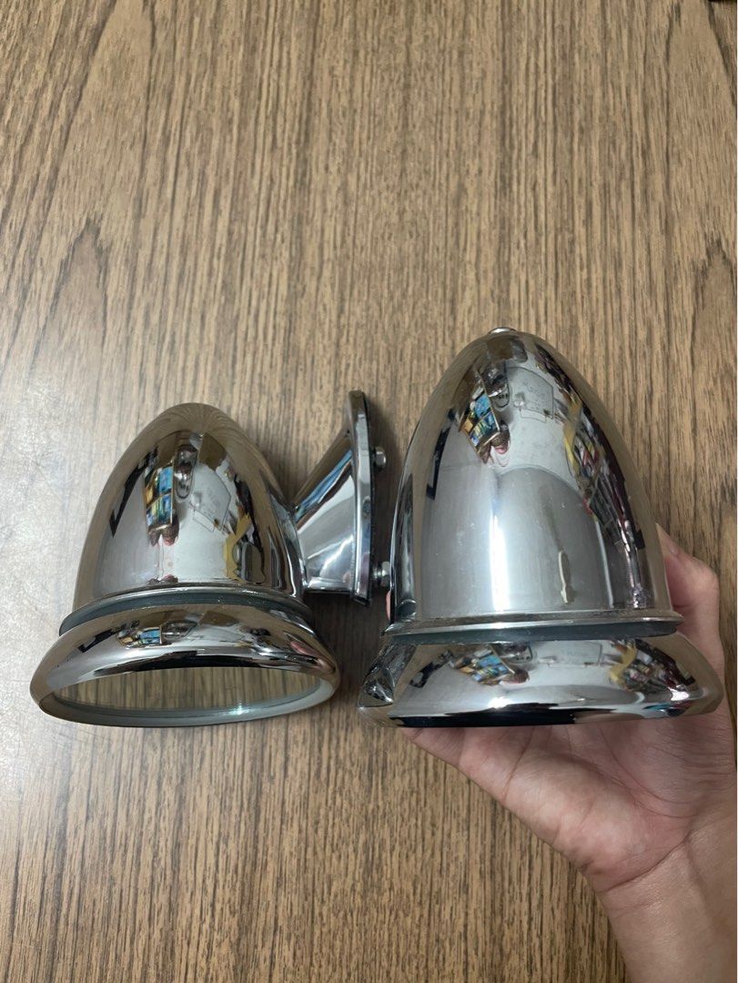 Classic mini bullet style mirrors, Furniture & Home Living, Home Decor ...