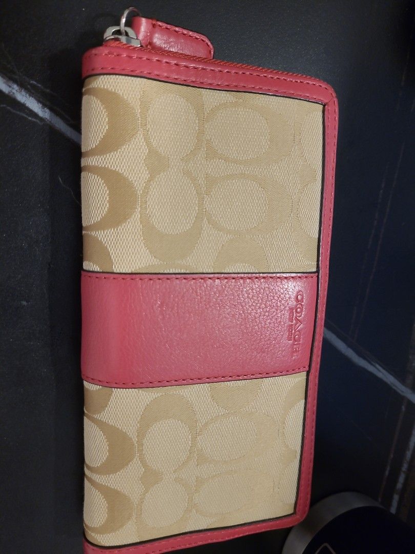 Coach Long Wallet, Luxury, Bags & Wallets on Carousell