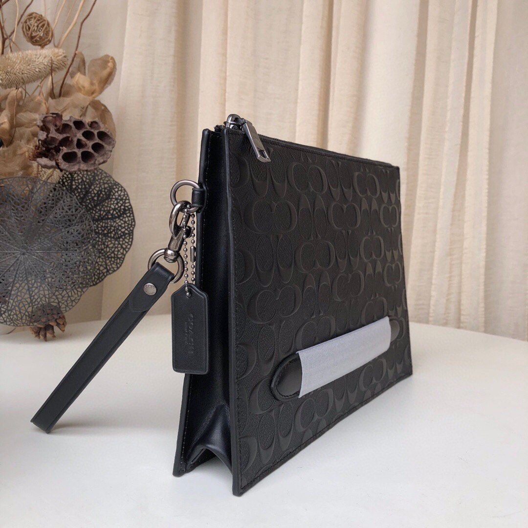 Coach original leather pouch, Men's Fashion, Bags, Belt bags, Clutches ...