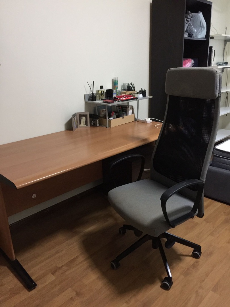 Computer Table & Chair, Furniture & Home Living, Furniture, Tables ...