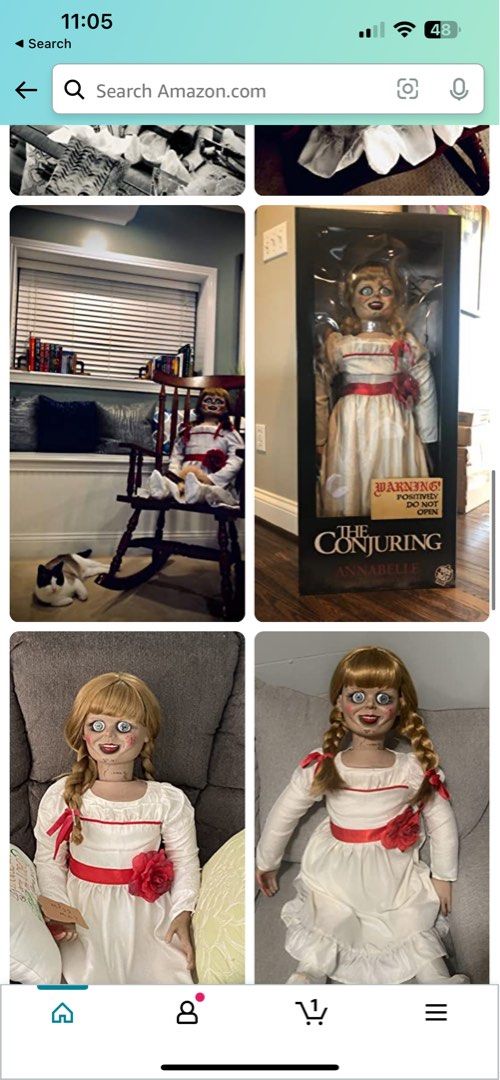 Conjuring the Annabelle Replica Prop Doll, Hobbies & Toys, Toys & Games ...