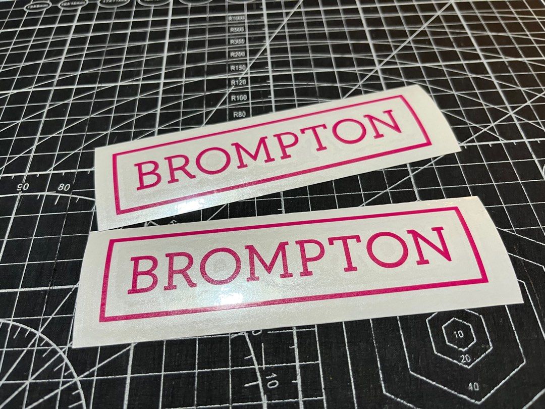 Custom Die-Cut Vinyl Decal Sticker Waterproof for For Brompton/3sixty ...