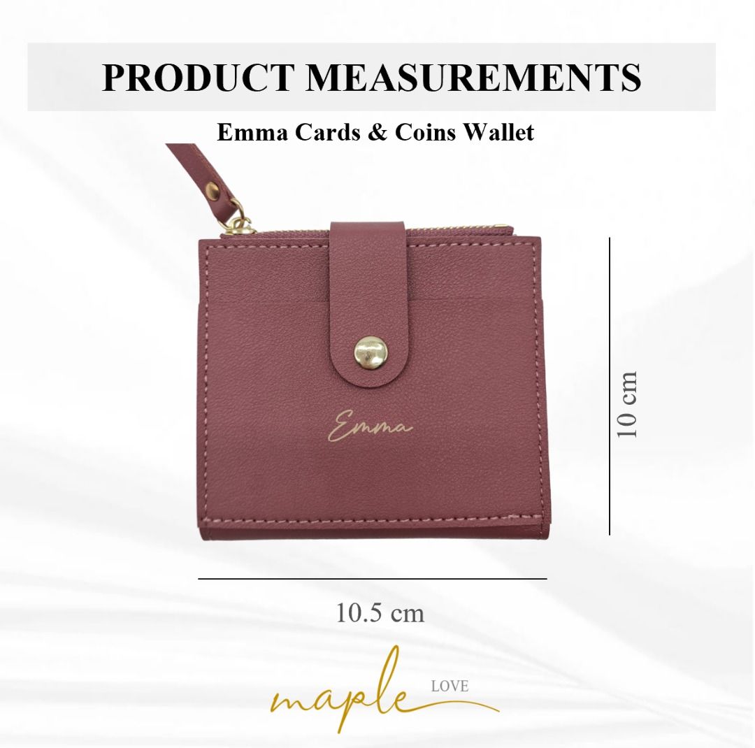 Customised | Personalised Name Card Purse | Card Wallet | Ladies Card ...