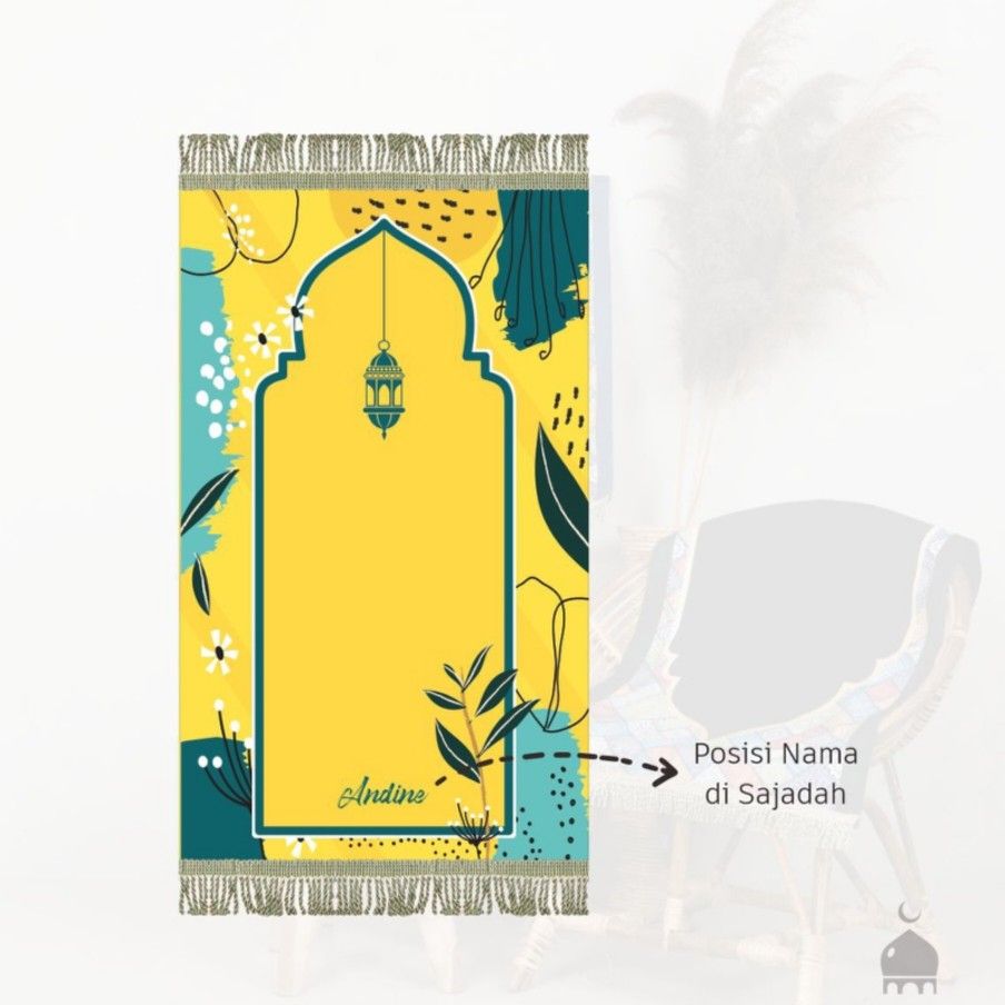 CUSTOMISED PRAYER MAT FOR HARI RAYA EID MUBARAK, Women's Fashion ...